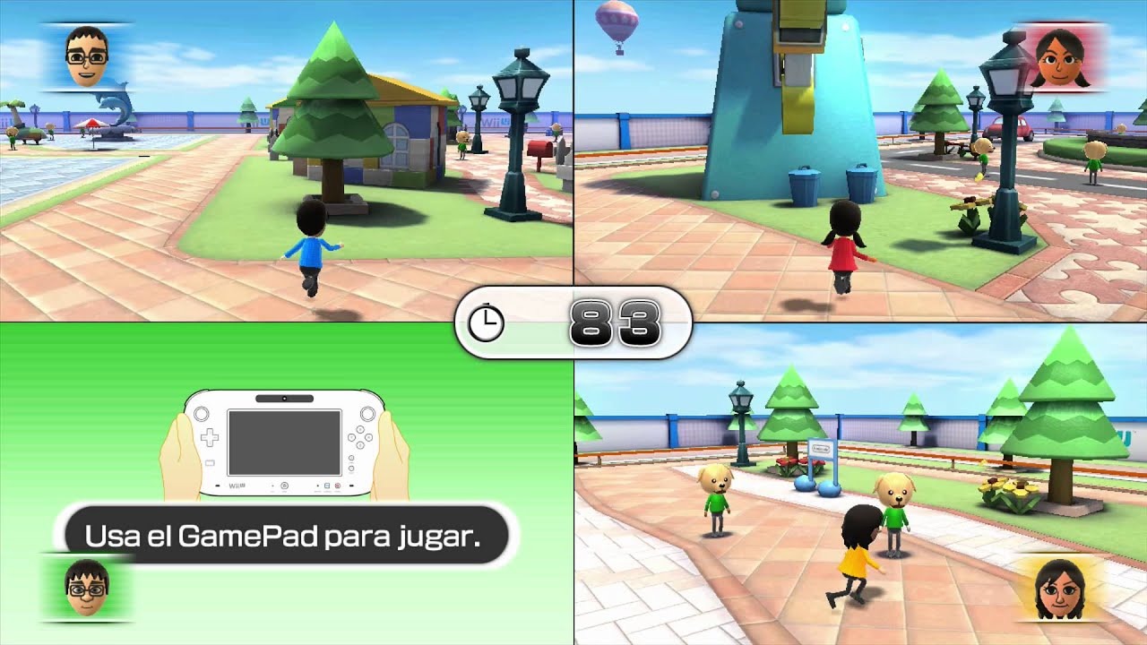 Wii Party U - Lost-and-Found Square - YouTube