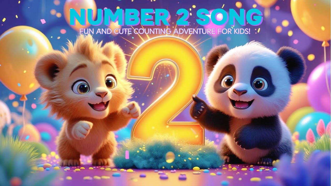 Number 2 Song | Fun and Cute Counting Adventure For Kids! - YouTube