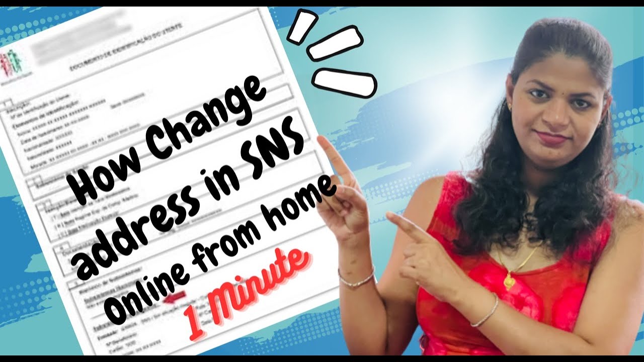 How Can Change Address In SNS (Medical) Number Online From Home Step By ...