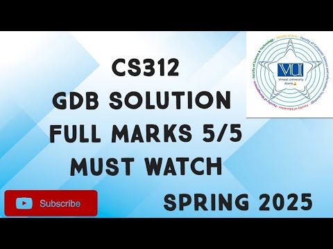 Cs312 GDB Solution Spring 2025 | cs312 gdb solution 2025 | cs312 gdb solved spring 2025 - YouTube