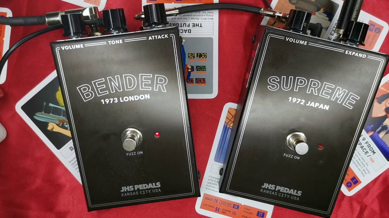 JHS Legends of Fuzz: Bender and Supreme - On Bass | Amateur Effects ...
