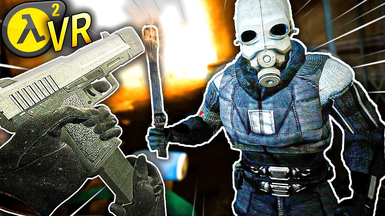 VR Half Life 2 is Almost Too Real - Half Life 2 VR Funny Moments - YouTube