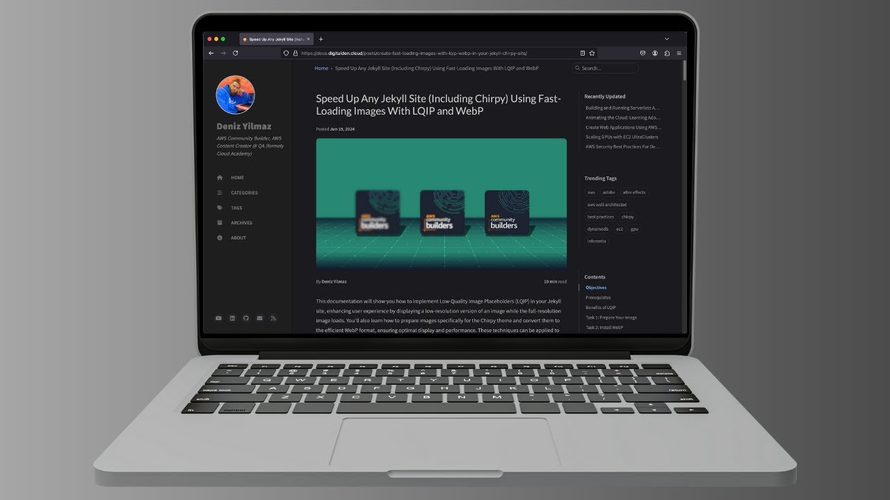 Speed Up Any Jekyll Site (Including Chirpy) Using Fast Loading Images ...