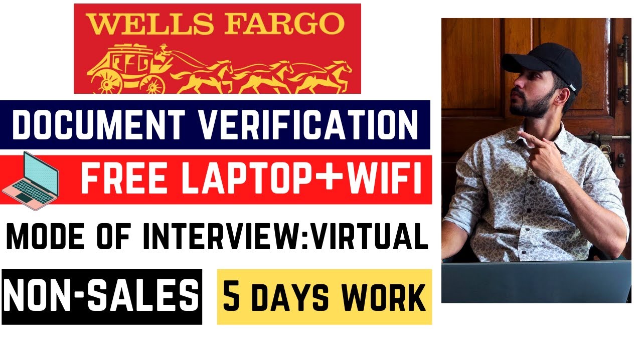 Wells Fargo Document Verification Jobs For Freshers 2025 - YouTube