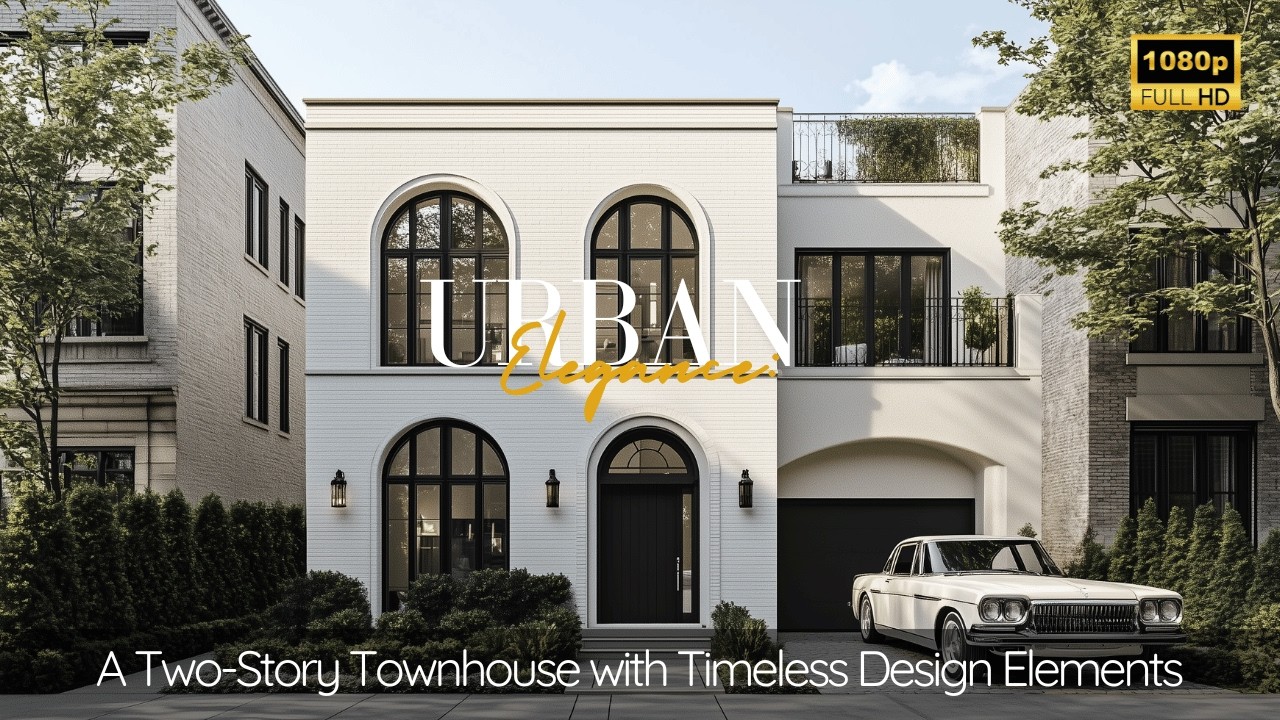 Urban Elegance: A Two-Story Townhouse with Timeless Design Elements - YouTube