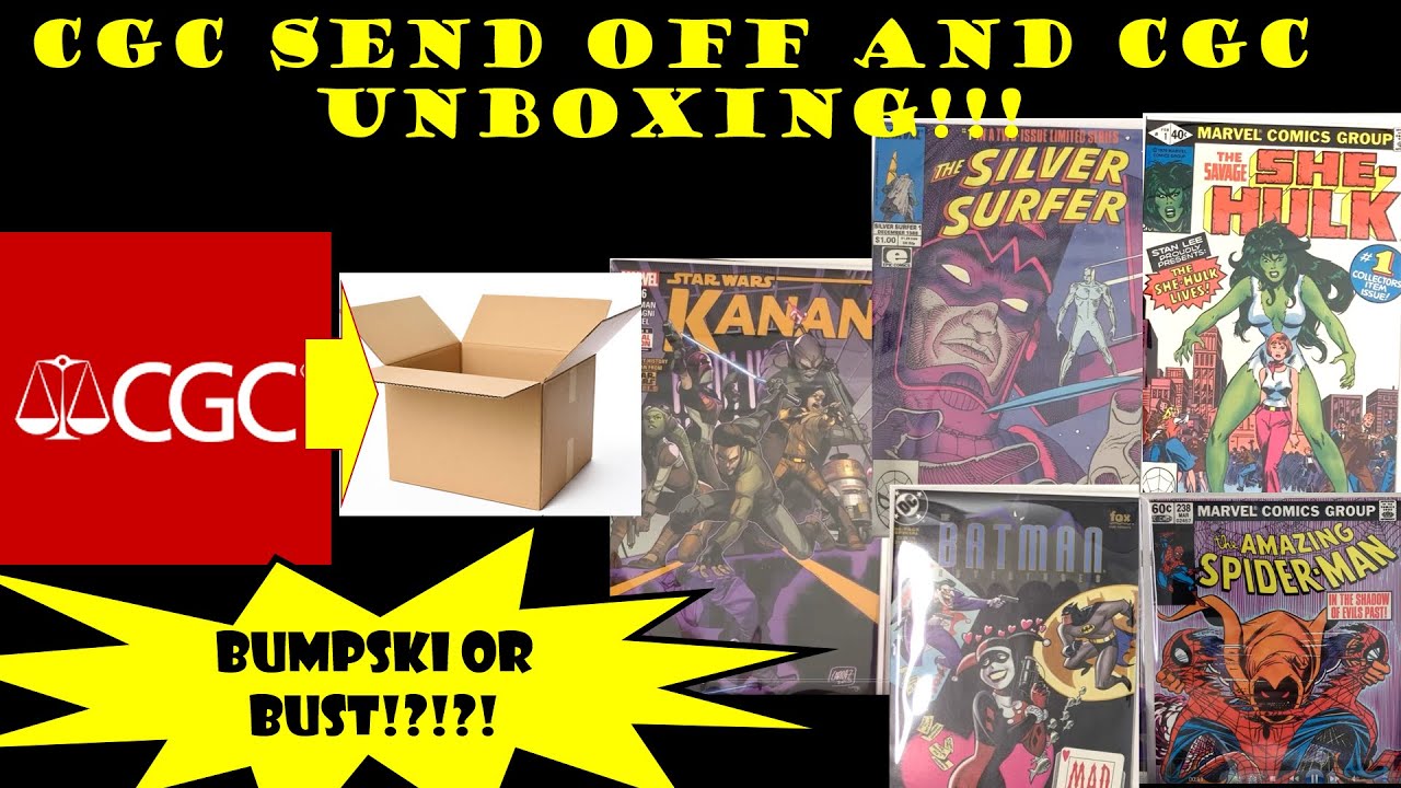 CGC Comic Book Send off and graded CGC UNBOXING - Did we make the ...