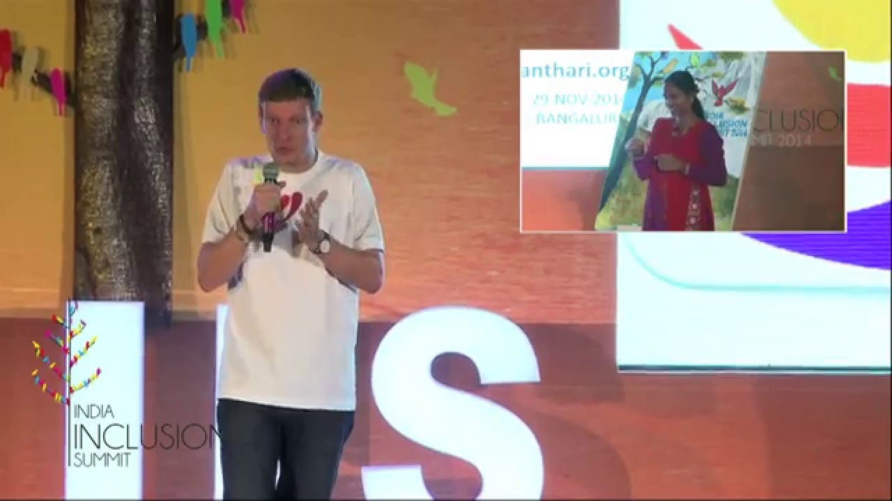 Paul Kronenberg at India Inclusion Summit 2014: Beauty of Blindness ...