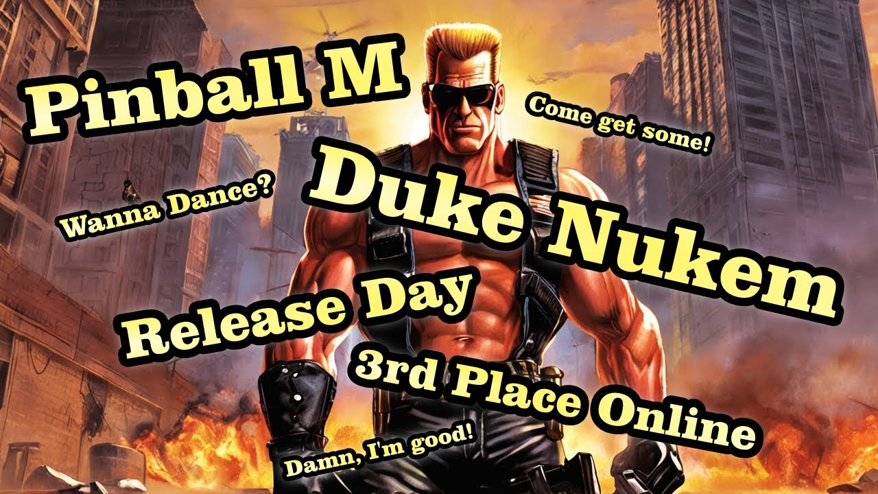 Pinball M: Duke Nukem: Big Shot Pinball - Release Day - YouTube
