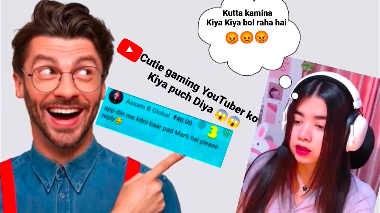 funny video 😂 cutie gaming YouTuber reaction - YouTube