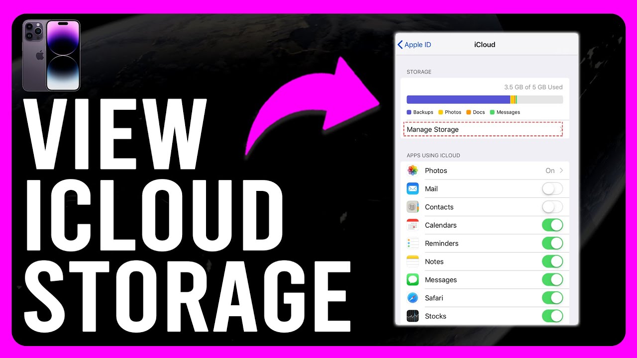 How to View iCloud Storage (How to Check How Much iCloud Storage You ...