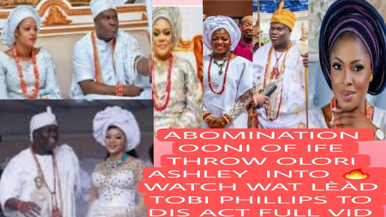 OONI OF IFE THROW OLORI ASHLEY OUT OF THE PALACE OLORI MARIAM LAUGH ...