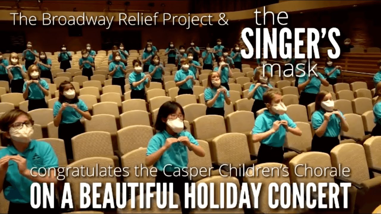 Casper Children's Chorale wears The Singer's Mask for Holiday Concert ...