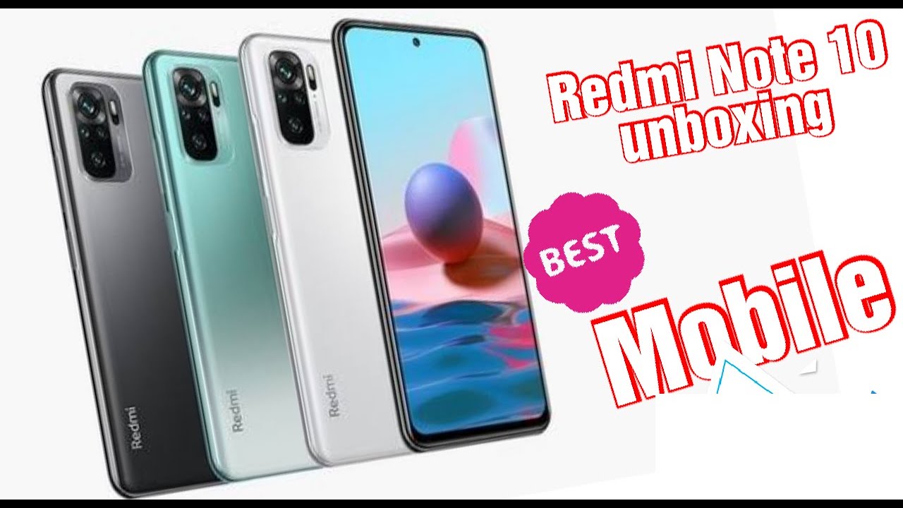 Redmi Note 10 Unboxing|| First look Redmi note 10||redmi note 10 price ...