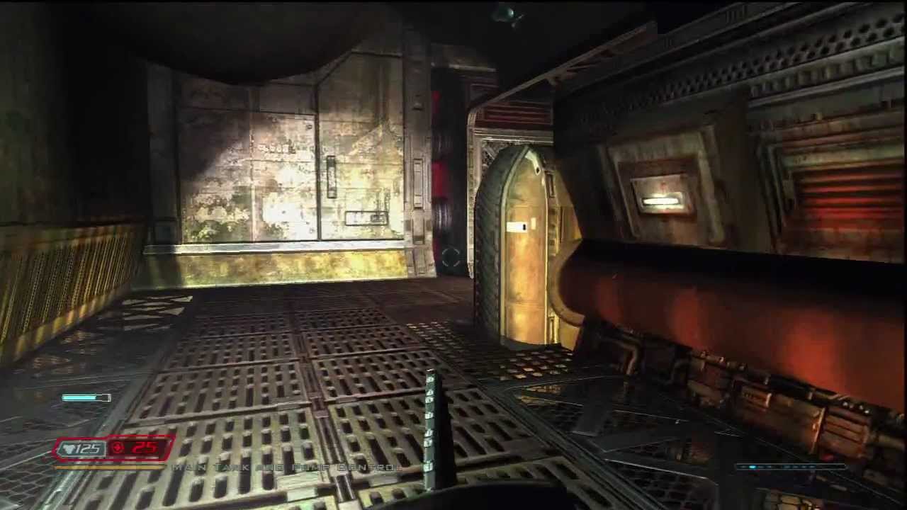 22 Doom 3 BFG Nightmare Walkthrough HD PS3 (Monorail Skybridge 2/2 ...
