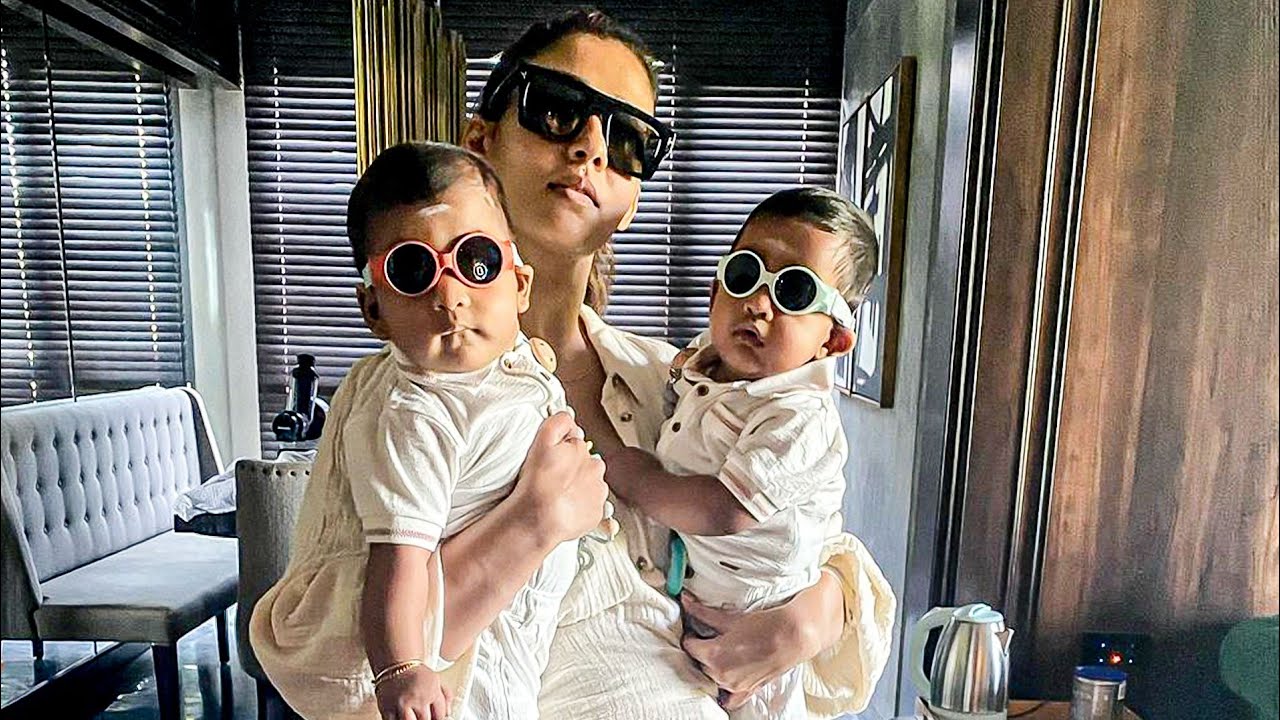 Nayanthara 1st Time Reveals Twin Babies' Face 😍 - Uyir & Ulagam ...