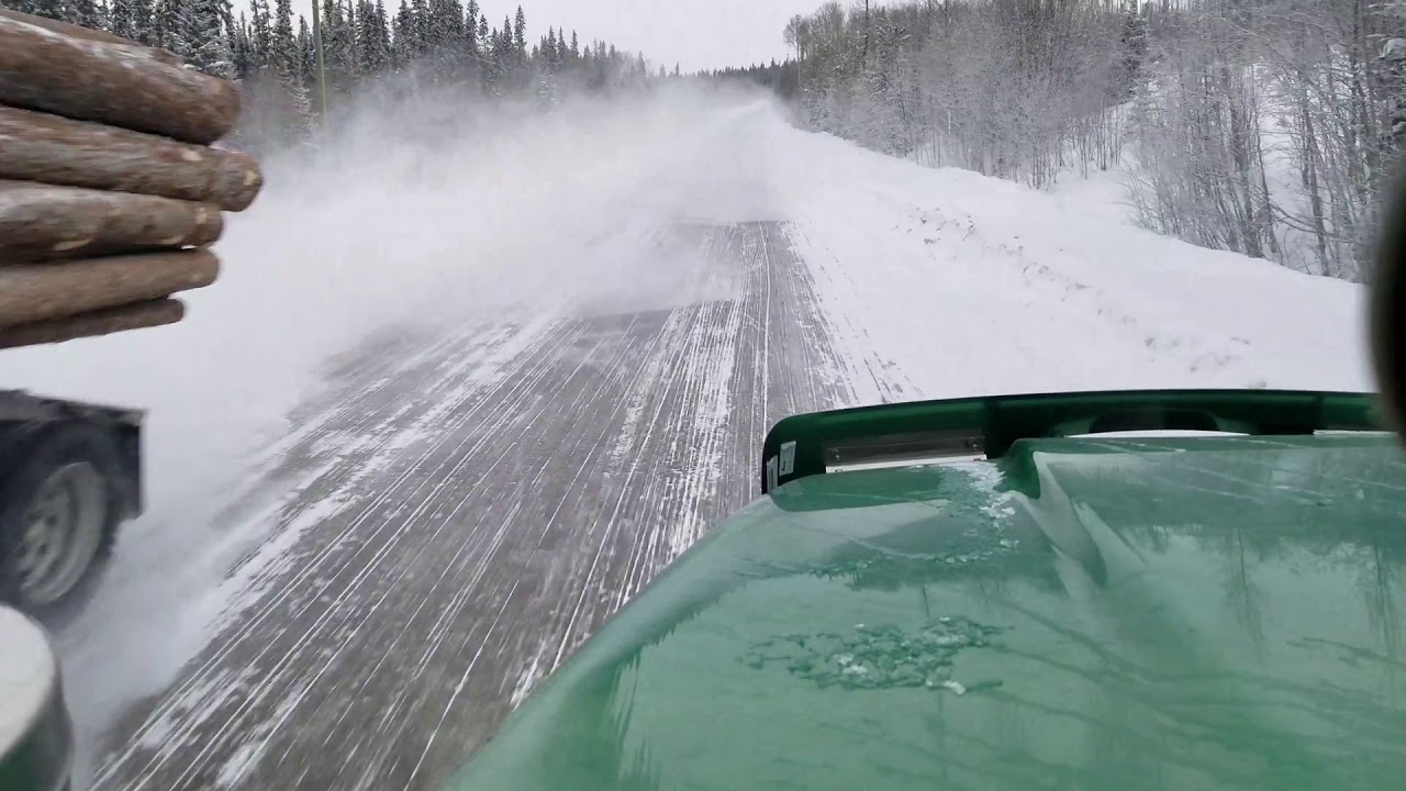 Winter logging - YouTube