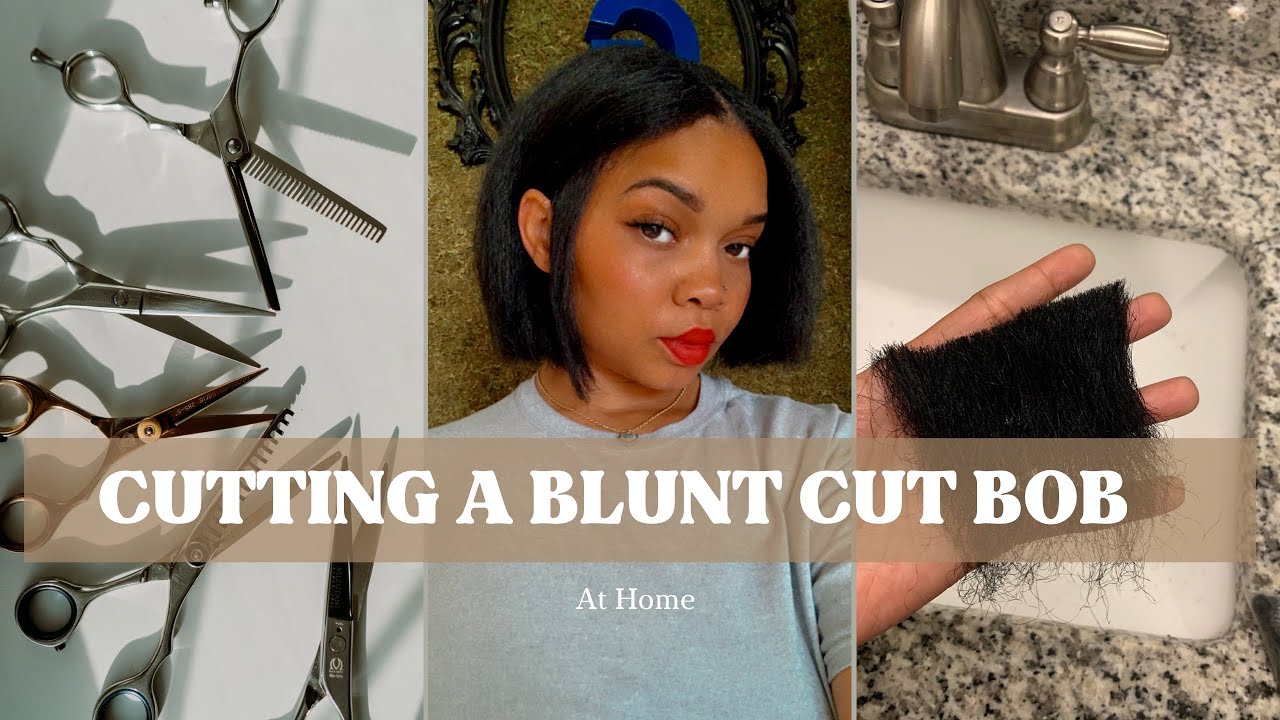 Blunt Cut Bob, Bob Hairstyle, Cutting My Own Hair At Home, Bob ...