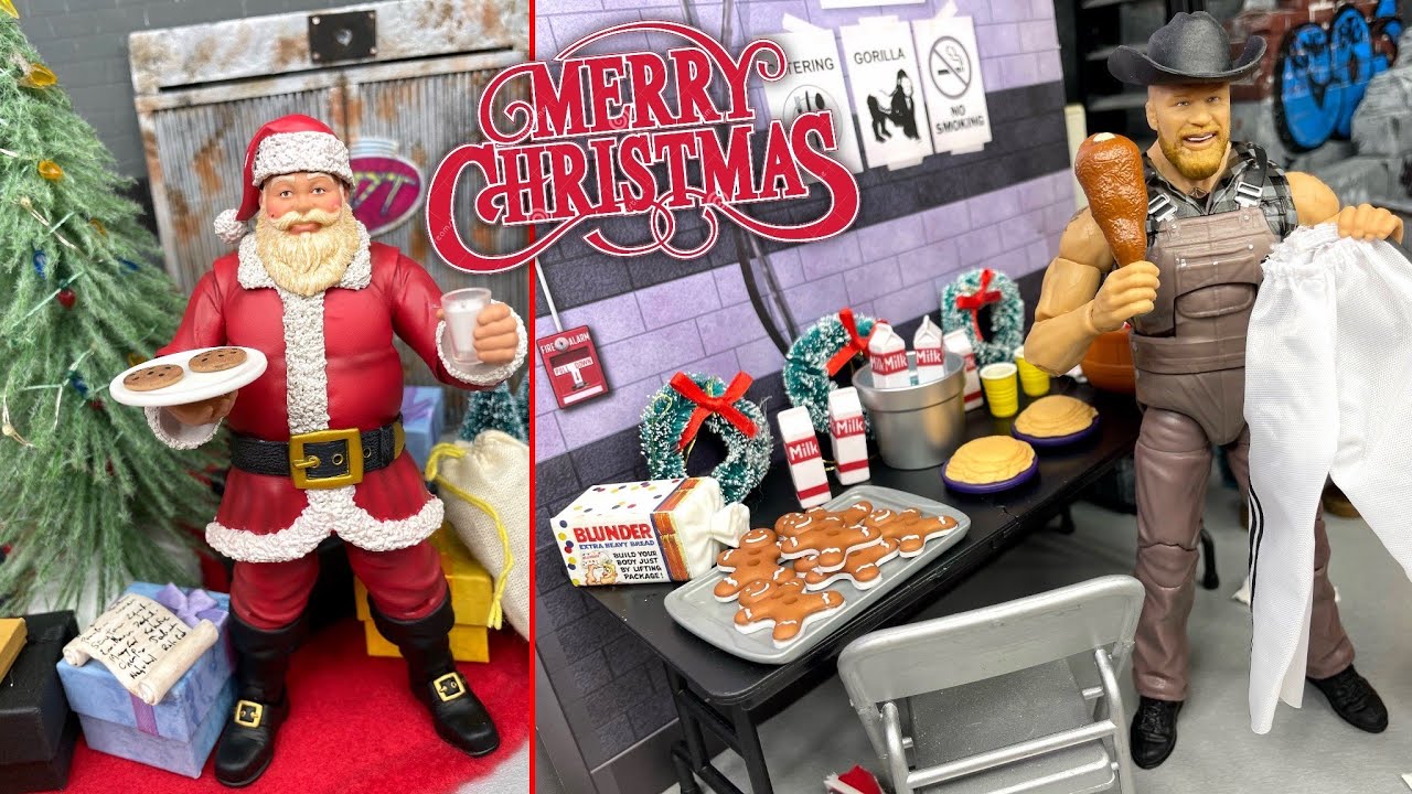 INSANE CHRISTMAS WWE ACTION FIGURE SETUP 2022! - YouTube