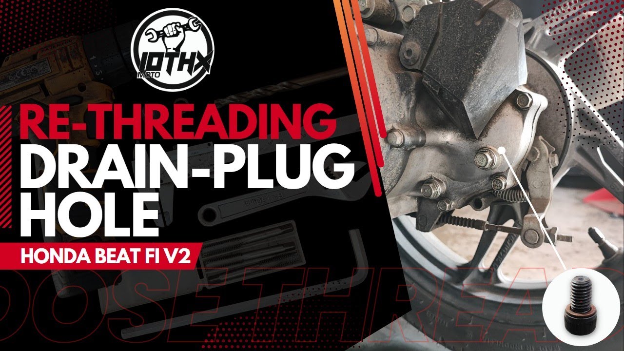 HOW TO RE-THREAD DRAIN PLUG\BOLT HOLE? - YouTube