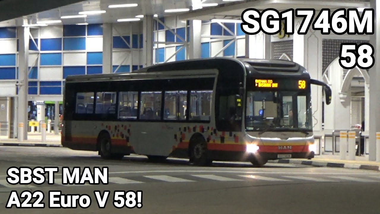 [Debut | SG1746M | NL323F A22] SBS Transit Trunk 58 Ride - YouTube