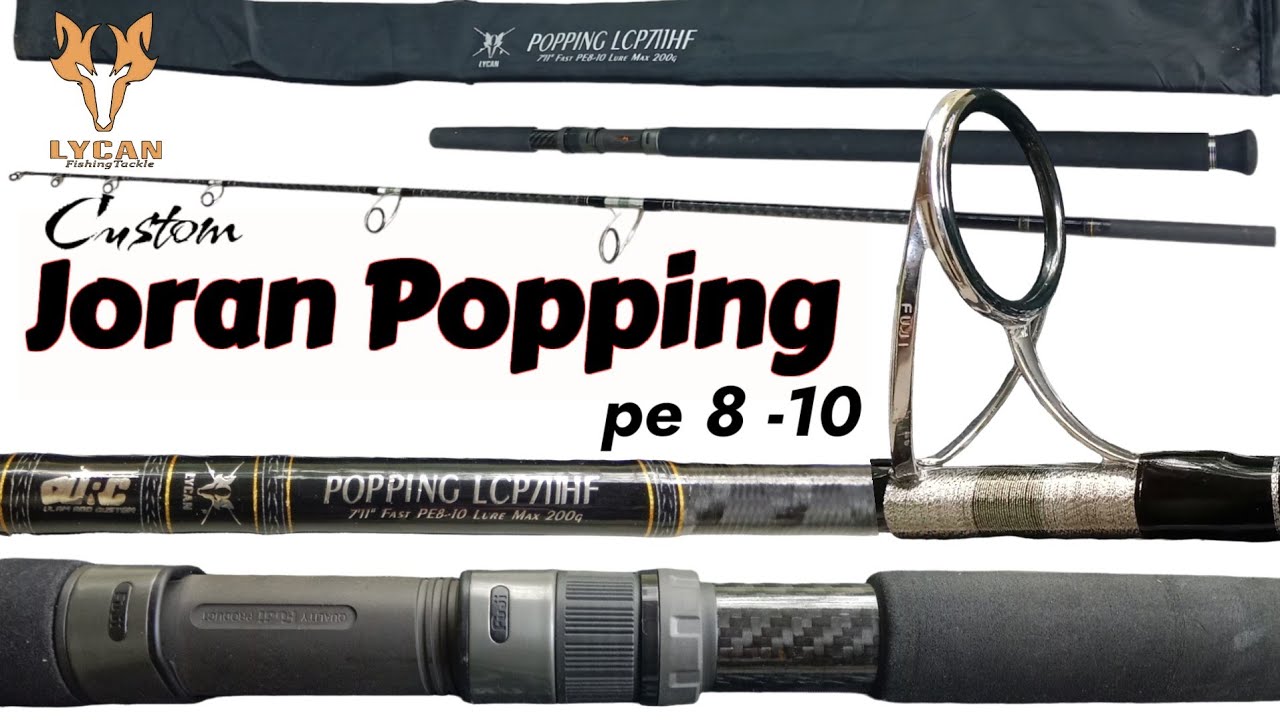 Joran Popping Target Megalodon Lycan Pe 8-10 - YouTube