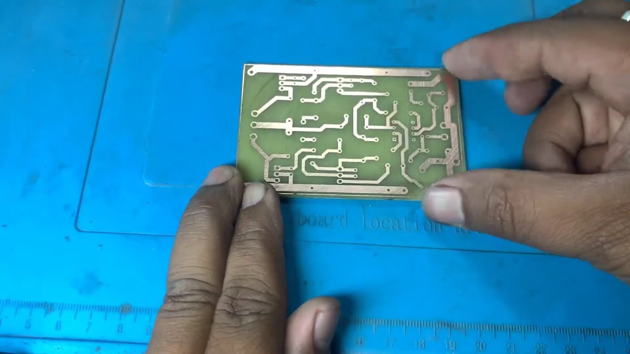 How to make PCB | PCB kaise banaye | pcb etching at home | homemade pcb ...