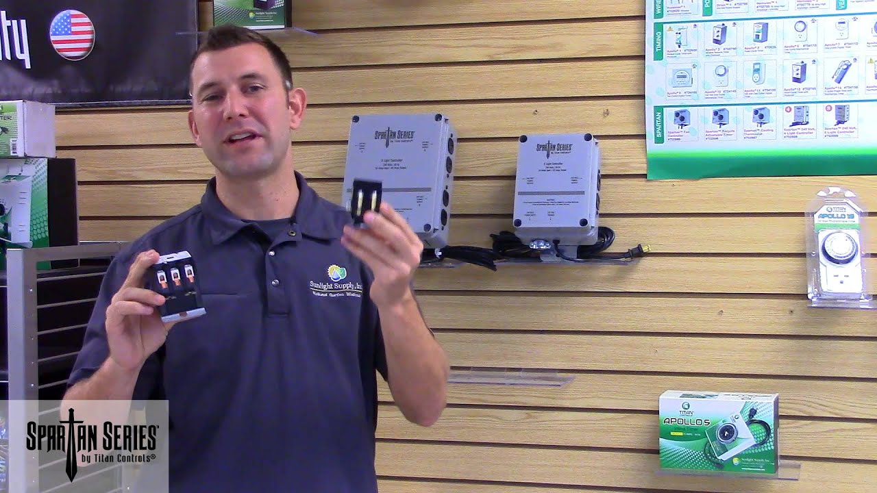 The Spartan Series 4 and 8 Light Controllers by Titan Controls - YouTube