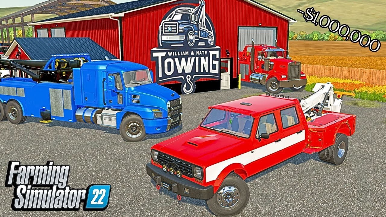 I SPENT OVER $2,000,000 ON A TOWING SHOP! (WILD CHASE) | Farming ...