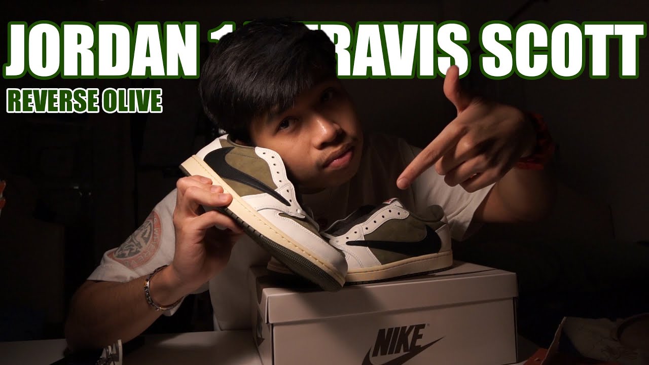 NIKE JORDAN 1 X TRAVIS SCOTT "REVERSE OLIVE" หรือนี่คือสัญญาณเตือนว่า ...
