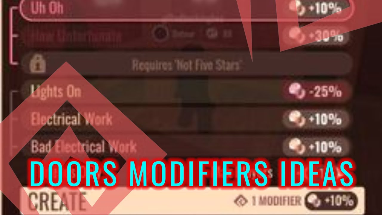 DOORS MODIFIER IDEAS - YouTube