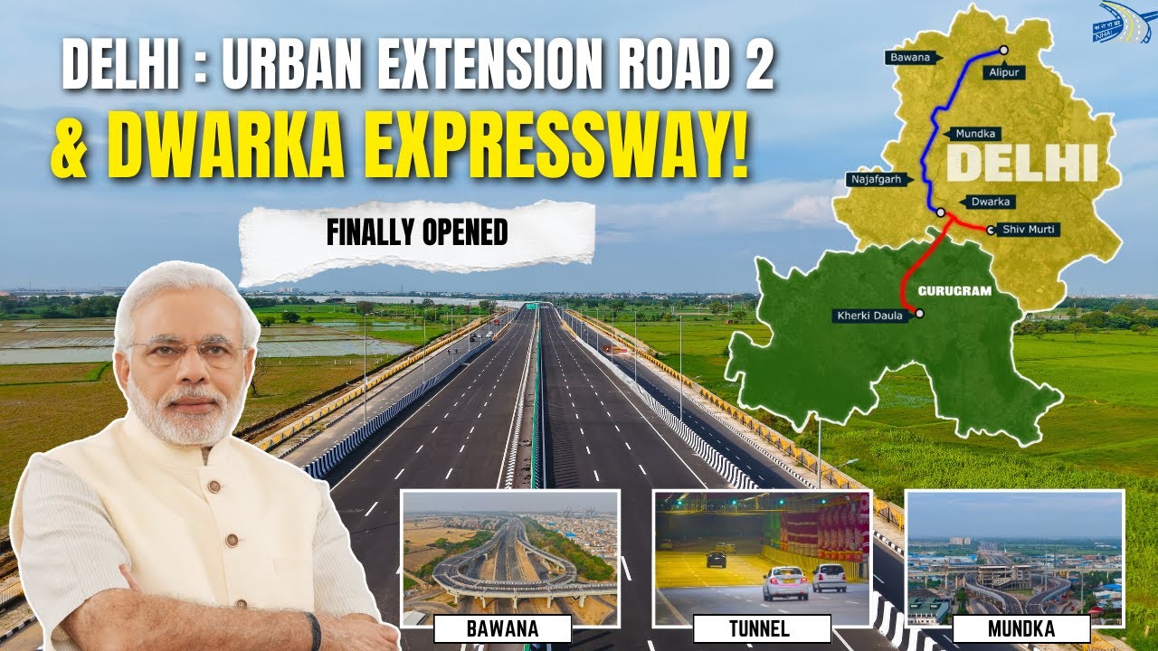 Finally Opened Today🤩 | UER-2 & Dwarka Expressway🇮🇳 | Detailed ...