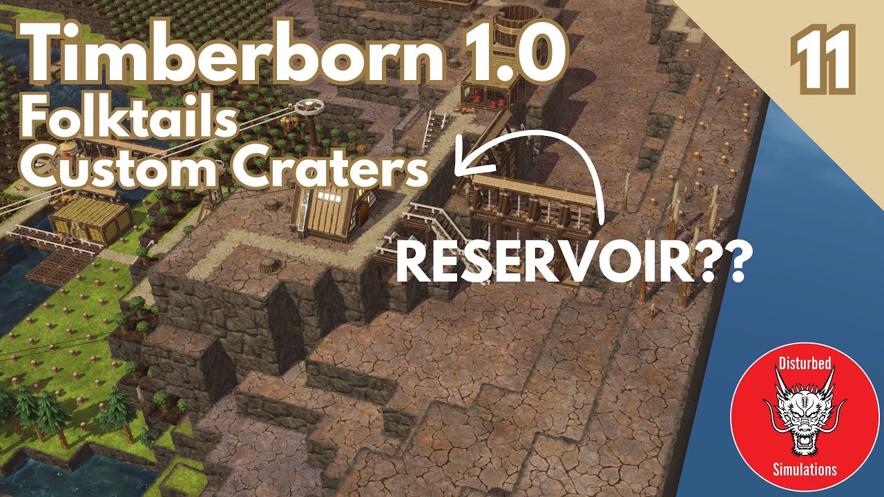 TIMBERBORN 1.0 | Episode 11 | Custom craters map - YouTube