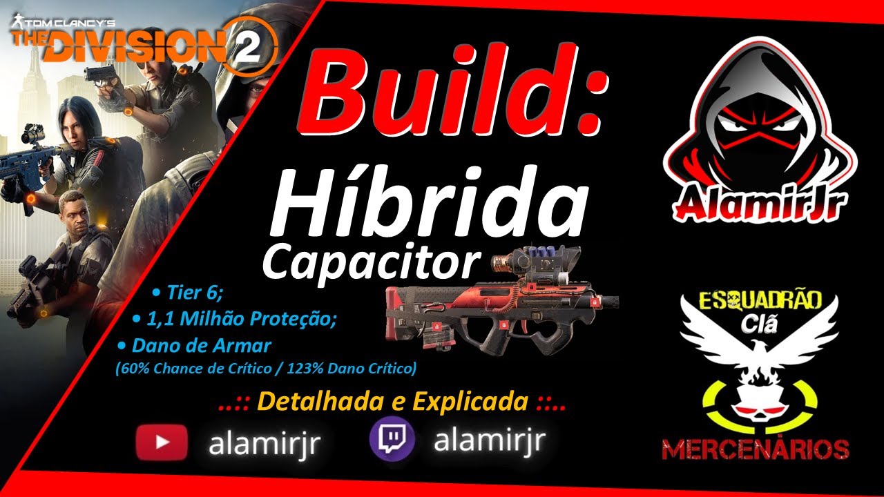 The Division 2 - Build 17: Híbrida Capacitor - PS4/PS5 - Clã MBR ...