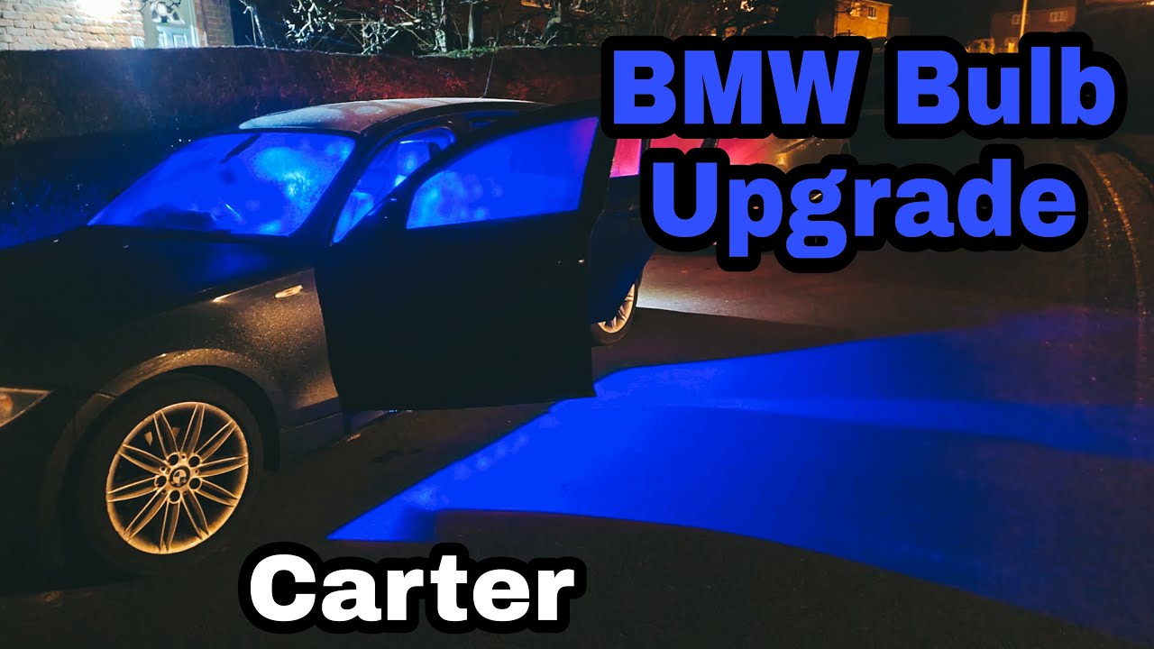 BMW 1 Series LED Interior Bulb Upgrade - YouTube