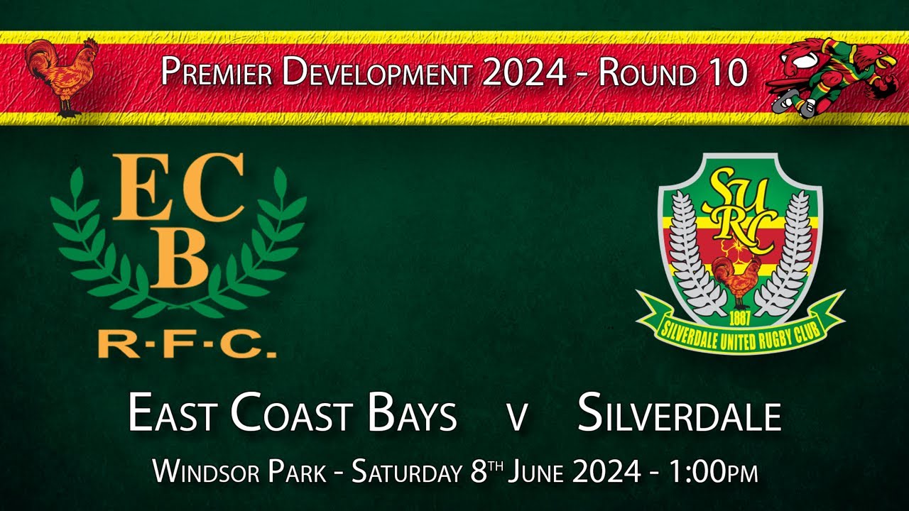 Premier Development 2024 Round 10: East Coast Bays 14-12 Silverdale - 08/06/24 - YouTube