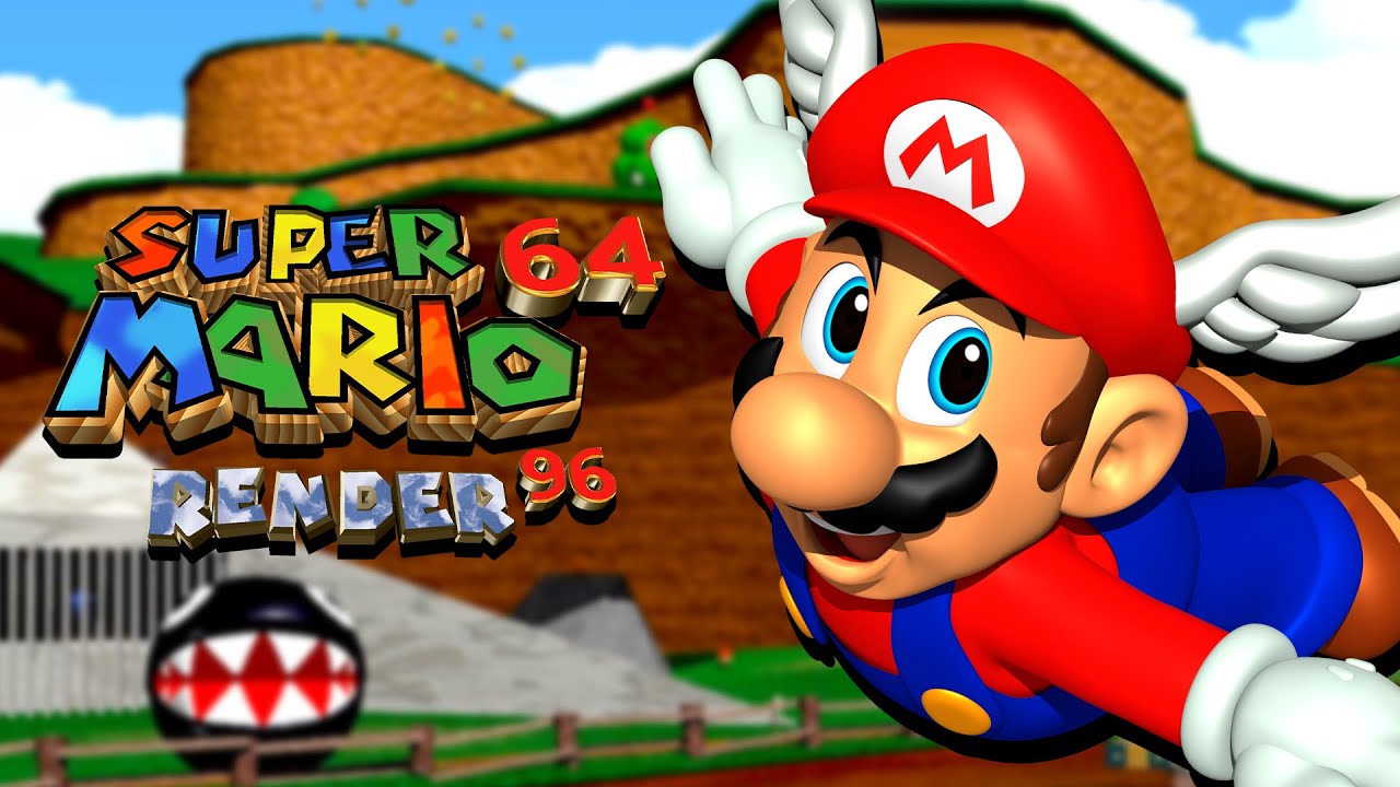 Super Mario 64: Render96 - Bob-omb Battlefield [4K] - YouTube