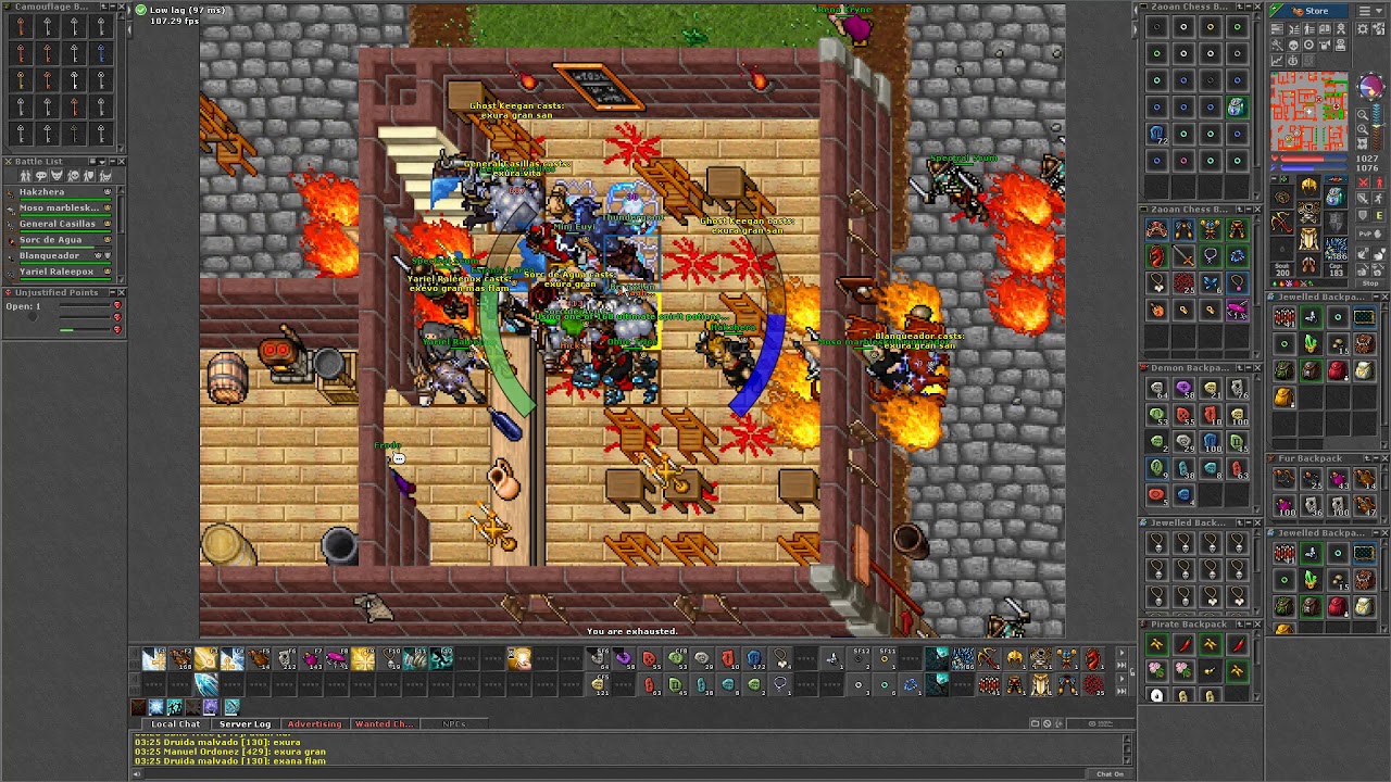 Killed Ghost Keegan at Level 253 Tibia Outback dead Impera - YouTube