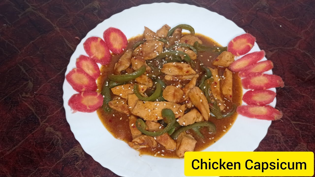 Chicken Capsicum Recipe | just 10 Minute's Ready | Nosh With Hira - YouTube