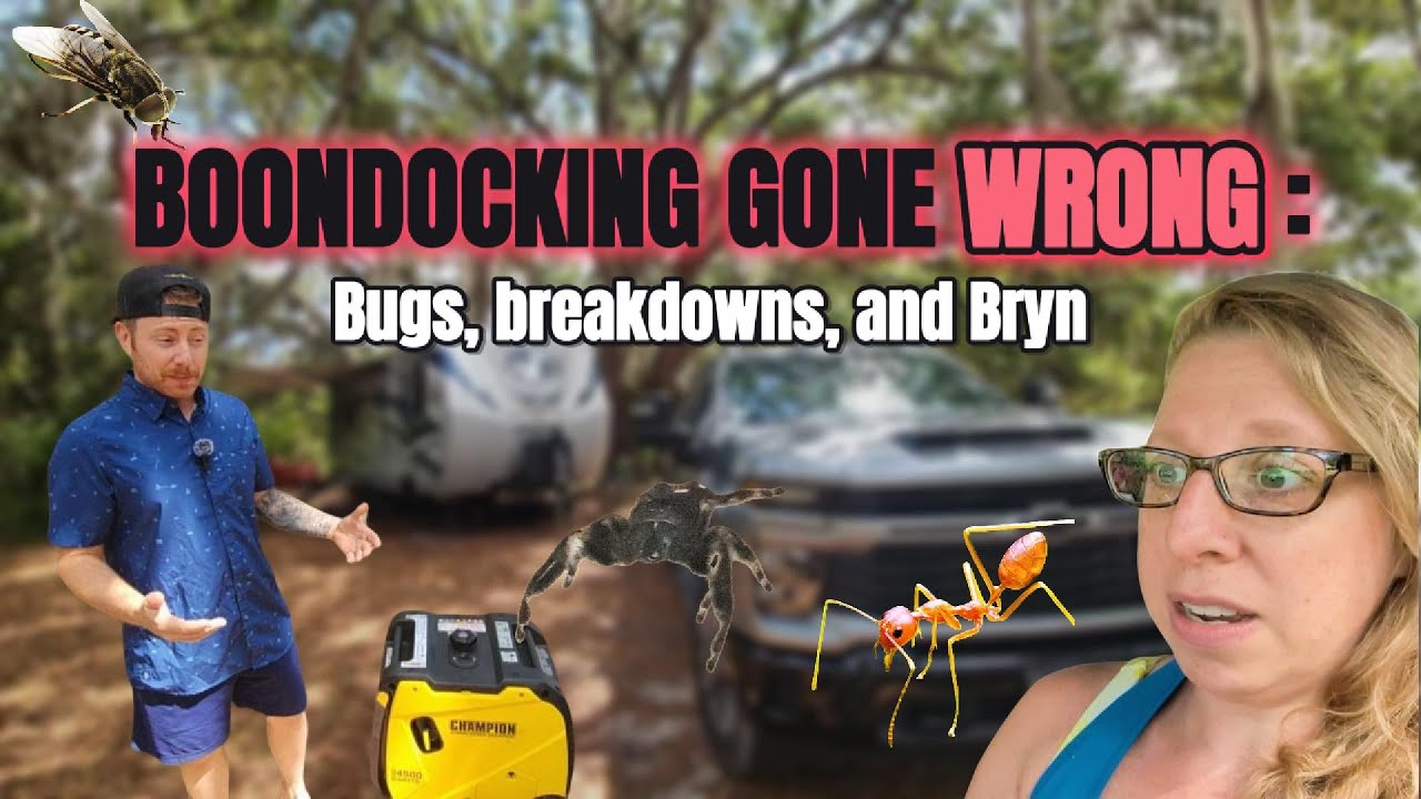 First Extended Boondocking (Southwest Florida WMD) - YouTube