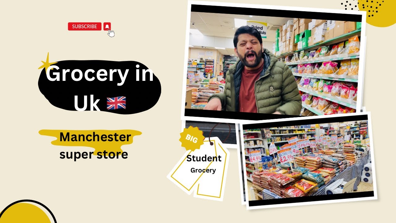 Student’s Grocery in 🇬🇧uk. Manchester Super Store. Very cheap grocery ...