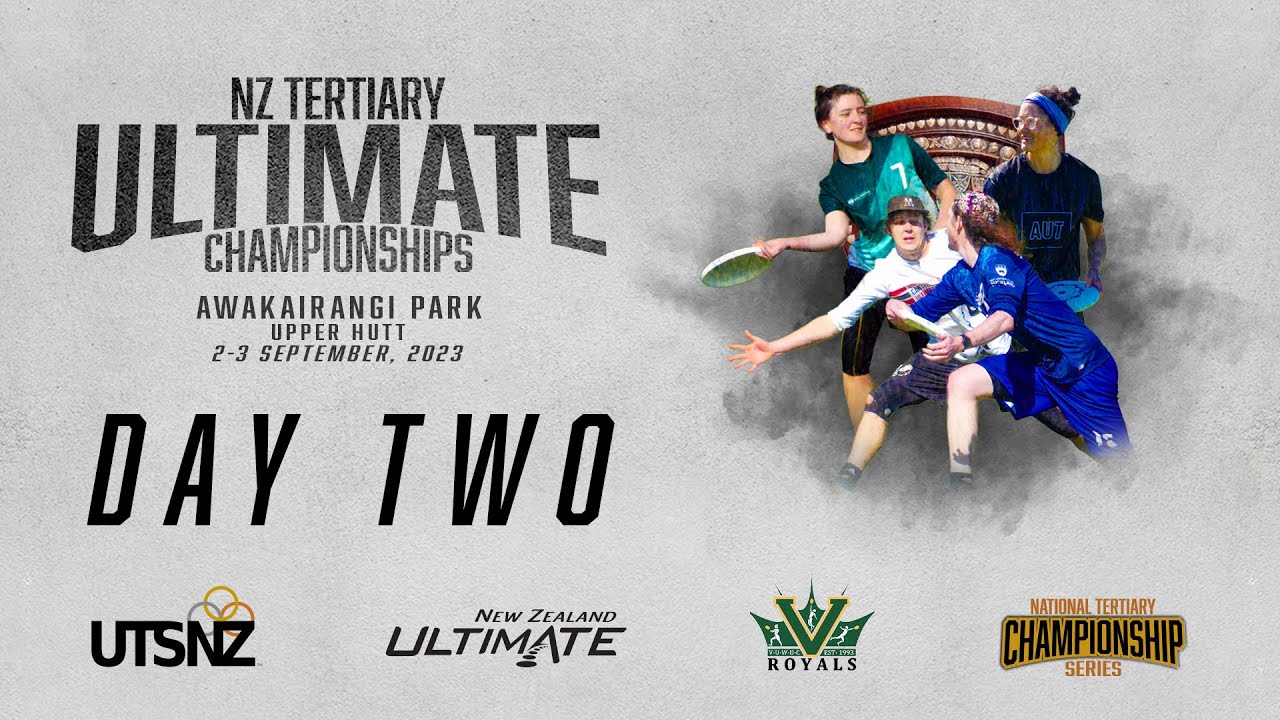 DAY 2 | 2023 NZ Tertiary Ultimate Championships - YouTube