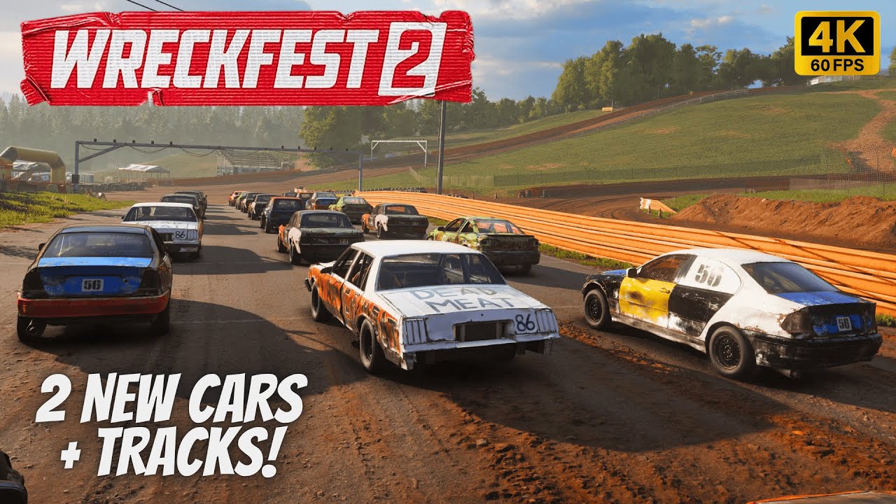 THIS NEW TRACK IS EPIC!!! Wreckfest 2 content update, new cars new ...