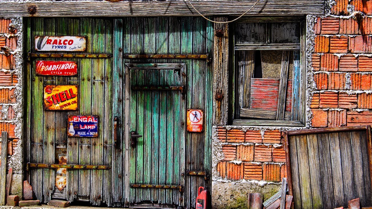 Realistic Miniature Shack Built From Plastic! - YouTube