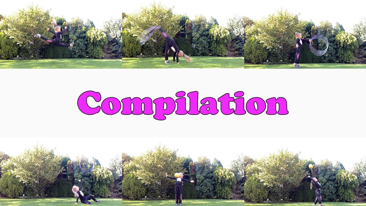 Rhythmic gymnastics performance compilation with slow speed alternative ...