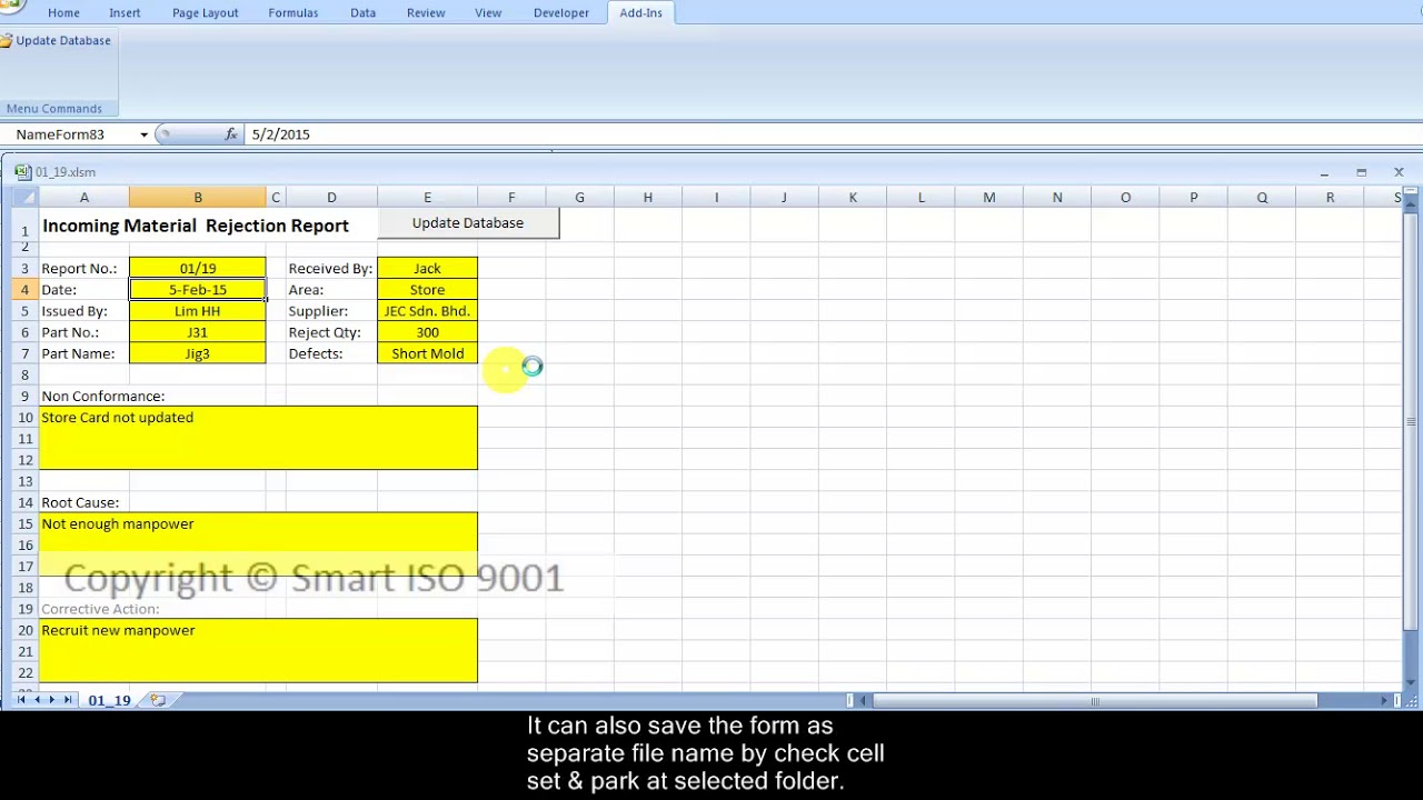 Toolbar Auto Update Database CPAR YouTube toolbar-auto-update-database-cpar-youtube