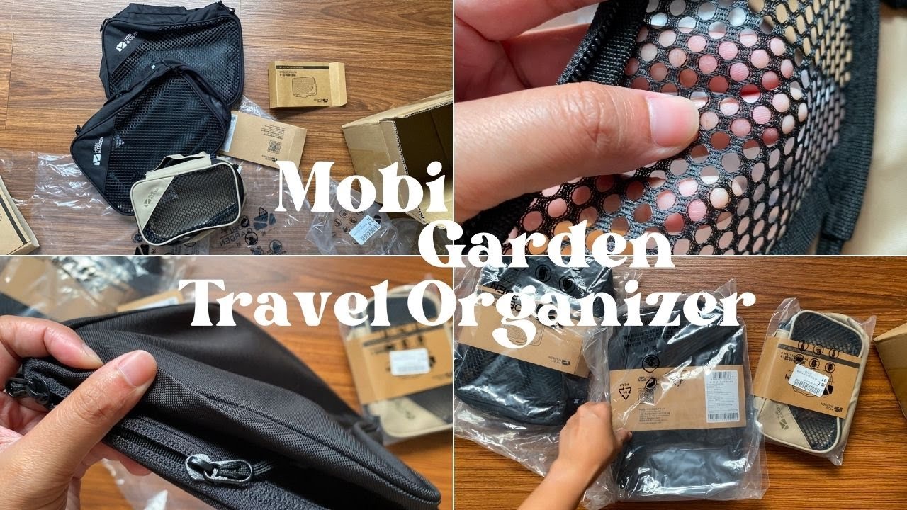 Minimalist Travel Bag Organizer - Mobi Garden - YouTube