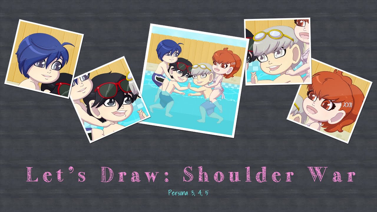 Let's Draw: Persona Shoulder War Illustration Timelapse Procreate ...