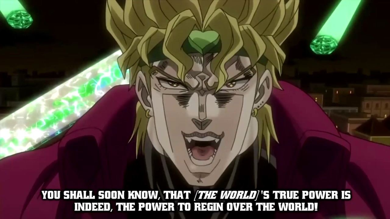 JoJo's Bizarre Adventure - THE WORLD - YouTube