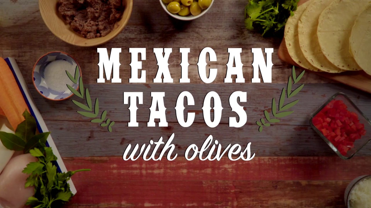 Mexican tacos with olives - YouTube
