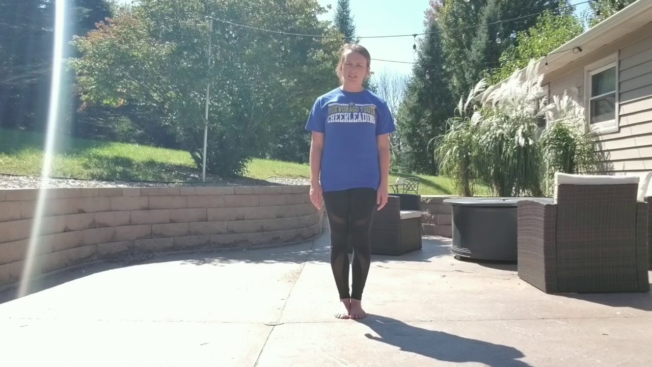 Instructional Cheer Dance - Ground Side Rolls - YouTube